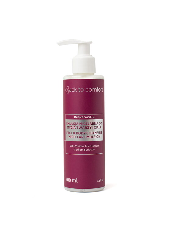 Back To Comfort Regenerująca emulsja do mycia twarzy i ciała RESVERAVIT ...