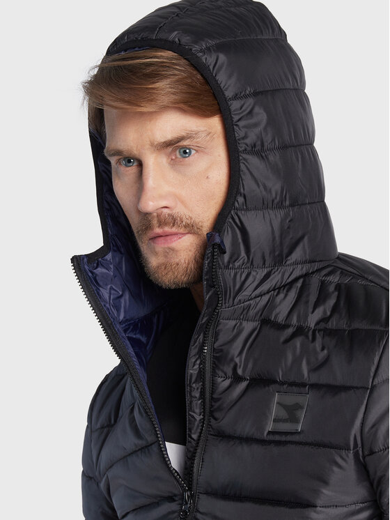 Diadora Kurtka przejściowa Chromia 102.178681 Czarny Regular Fit ...