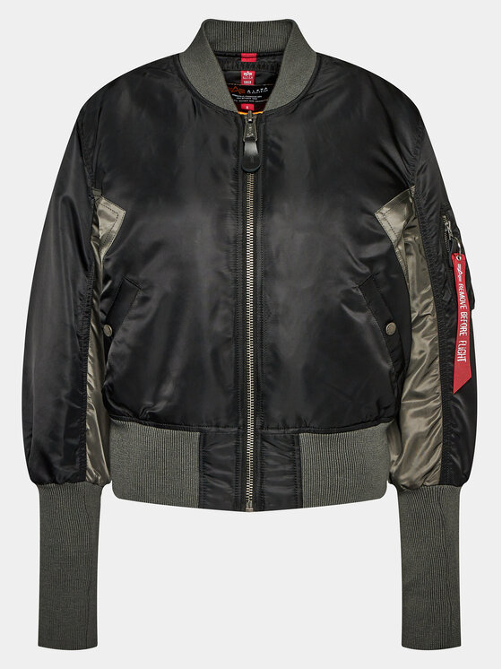 Alpha Industries Kurtka bomber MA-1 Cyber 108008 Czarny Regular Fit ...