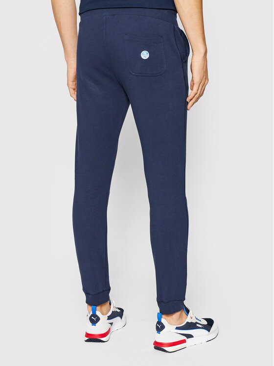 North Sails Jogginghose Logo 672925 Dunkelblau Regular Fit Modivo De