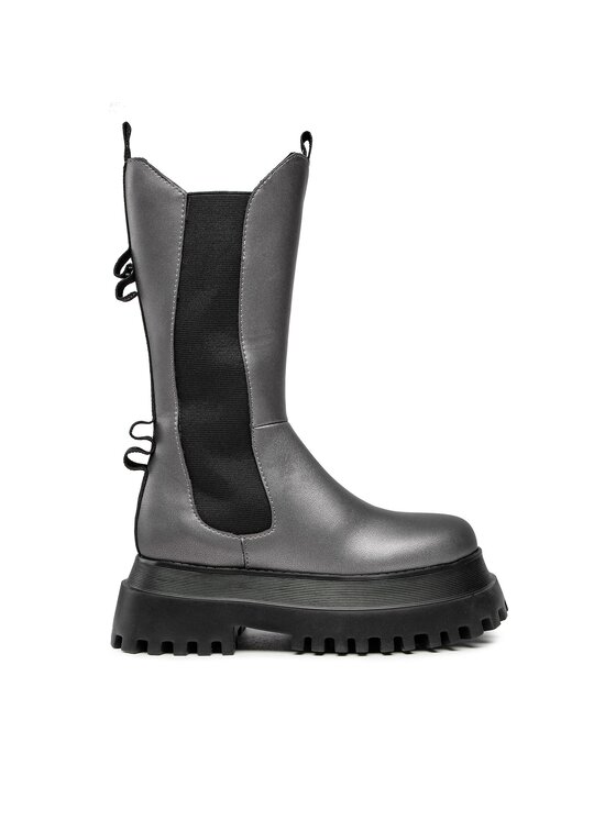 TWINSET Боти тип челси Chelsea 222ACP100 Сив | Modivo.bg