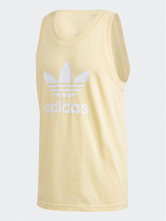 adidas Мъжки топ Trefoil Tank Top FM9943 Жълт Regular Fit | Modivo.bg
