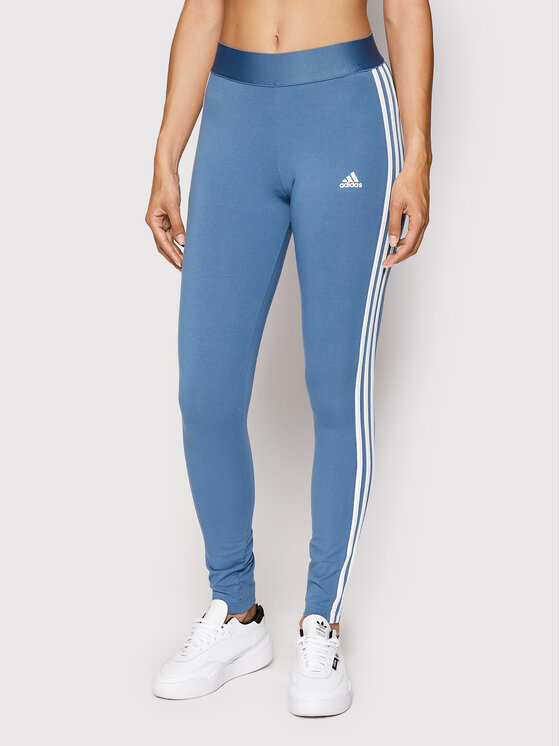 adidas Legginsy Loungewear Essentials 3-Stripes HD1830 Niebieski Tight ...