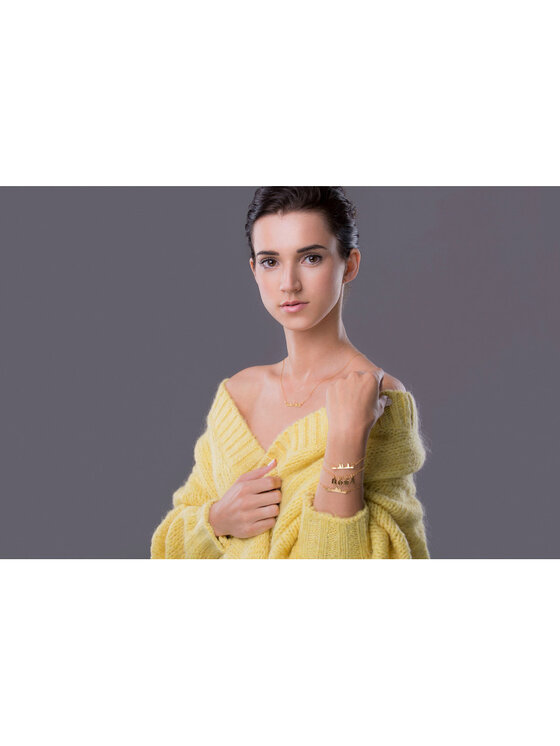 Sotho Naszyjnik N2231 Różowe złocenie | Modivo.pl