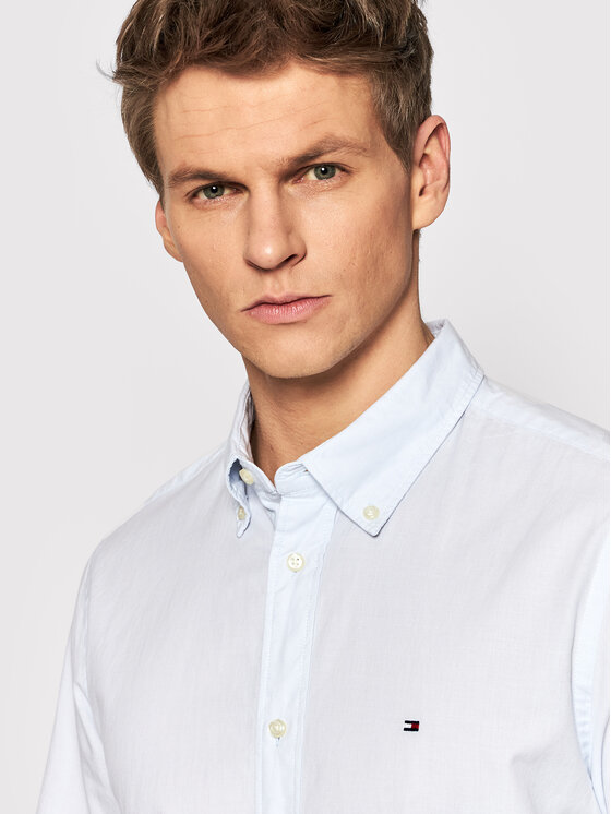 Tommy Hilfiger Chemise MW0MW25105 Bleu Regular Fit | Modivo.fr