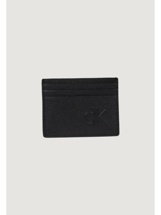 Calvin Klein Jeans Portfel SCULPTED IMPRESSION CARD CASE Czarny | Modivo.pl