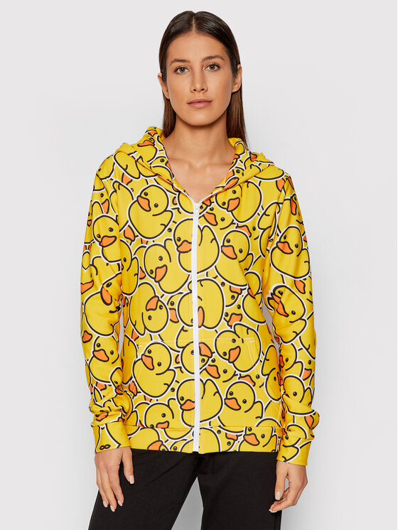 Mr Gugu And Miss Go Суитшърт Unisex Rubber Duck Жълт Regular Fit Modivobg