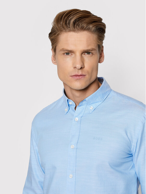 Boss Koszula Rod 50458392 Błękitny Slim Fit | Modivo.pl