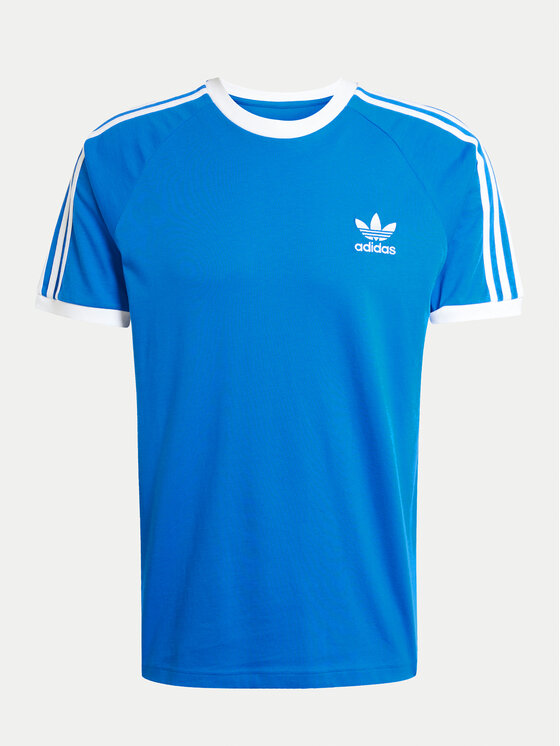 adidas T-shirt adicolor Classics 3-Stripes JD2880 Plava Slim Fit ...