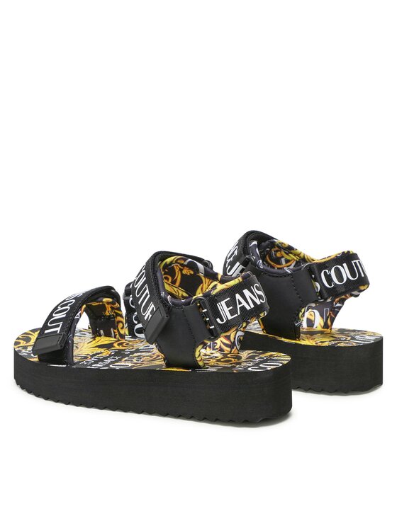 Versace Jeans Couture Sandalen 74VA3SX4 ZS196 Schwarz | Modivo.de