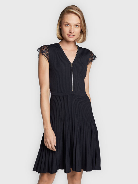 Morgan Rochie tricotată 222-RMBOBA Bleumarin Regular Fit | Modivo.ro