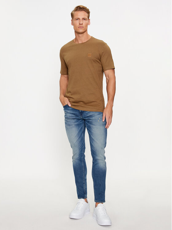 Boss T-Shirt Tales 50472584 Brązowy Relaxed Fit | Modivo.pl