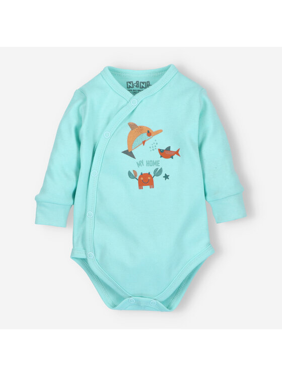 NINI Body dziecięce body Zielony | Modivo.pl