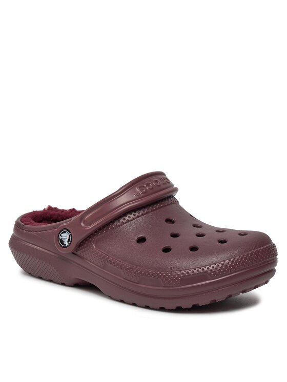 Crocs Παντόφλες Crocs Classic Lined Clog 203591 Μπορντό | Modivo.gr