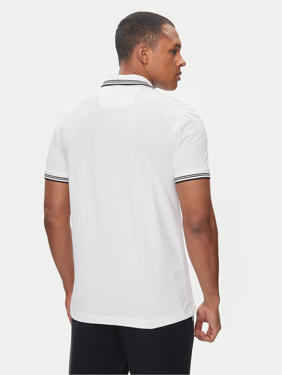Boss Polo Paul 50506193 Biały Slim Fit | Modivo.pl