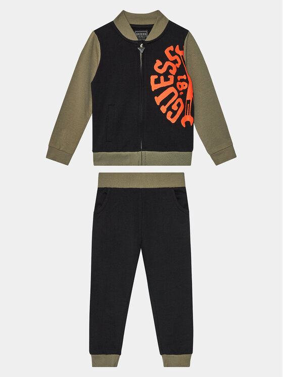 Guess Jogginganzug N4RG05 KA6R3 Schwarz Regular Fit | Modivo.de