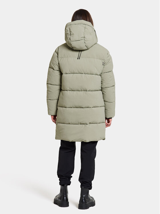 Didriksons Kurtka zimowa Nomi Wns Parka 3 504832 Zielony Regular Fit | Modivo.pl