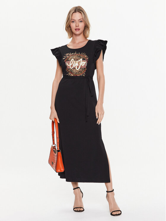 Liu Jo Sukienka codzienna WA3542 JS003 Czarny Regular Fit | Modivo.pl