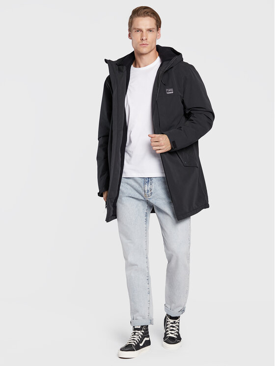 Quiksilver Parka New Skyward EQYJK03920 Czarny Classic Fit | Modivo.pl