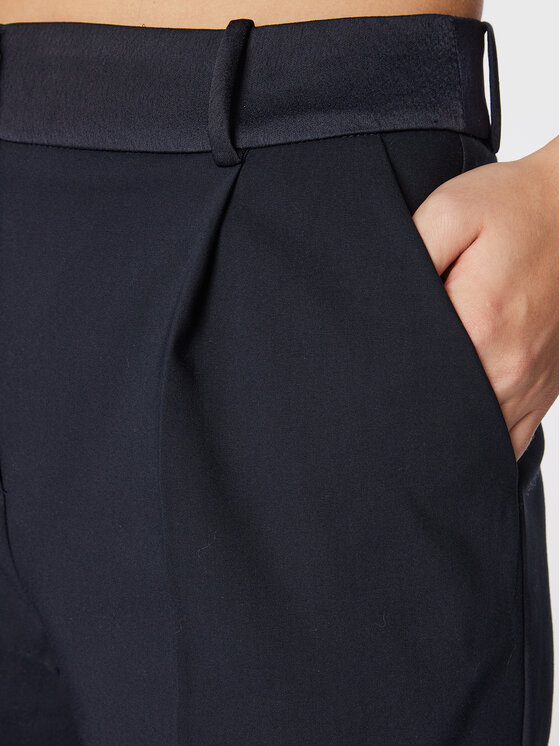 NAF NAF Auduma bikses Everly THNP40 Tumši zils Regular Fit | Modivo.lv