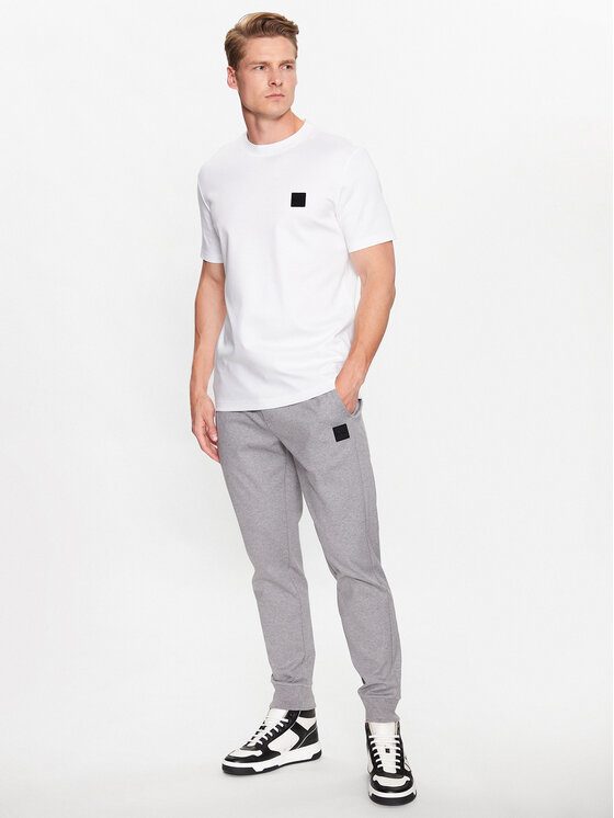 Boss Spodnie dresowe 50485181 Szary Regular Fit | Modivo.pl