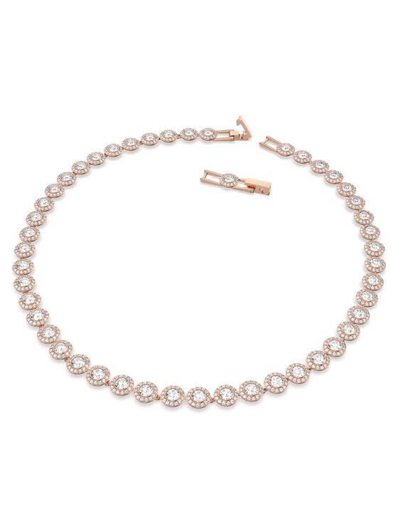 Swarovski Naszyjnik Angelic 5367845 Różowe złoto | Modivo.pl