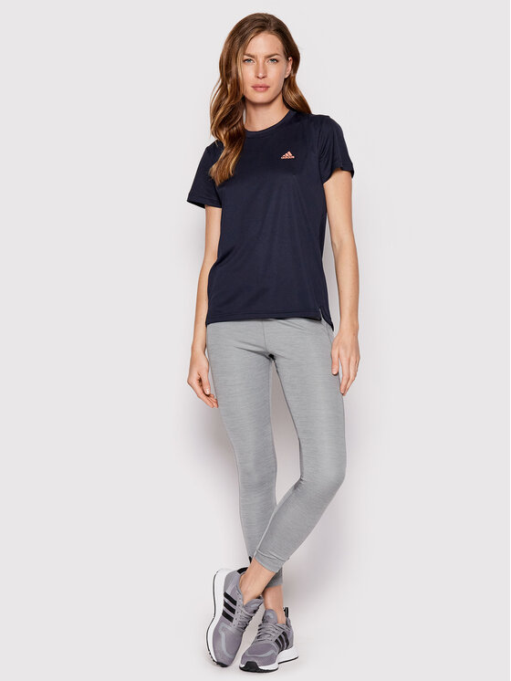 adidas Koszulka techniczna Designed 2 Move 3-Stripes HD9377 Granatowy ...