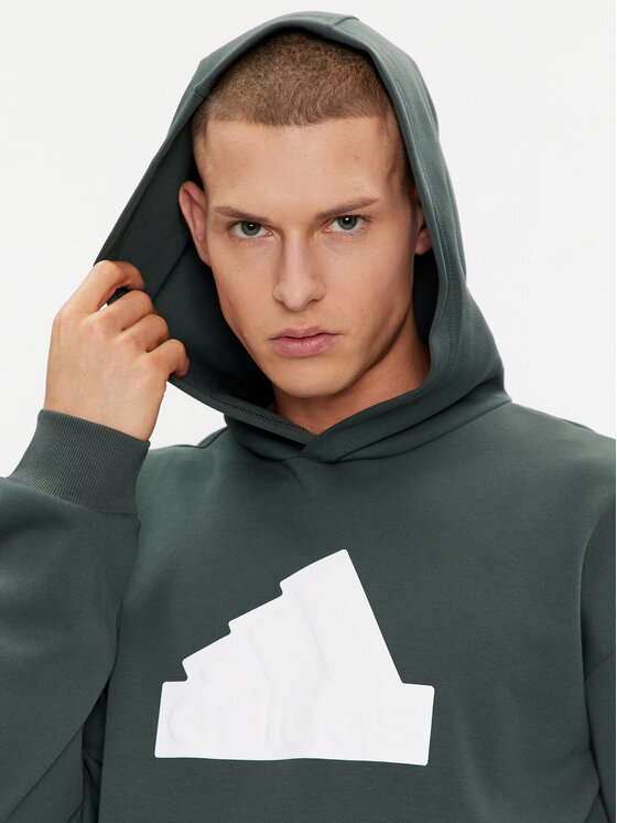 adidas Bluza Future Icons IN3324 Zielony Regular Fit | Modivo.pl