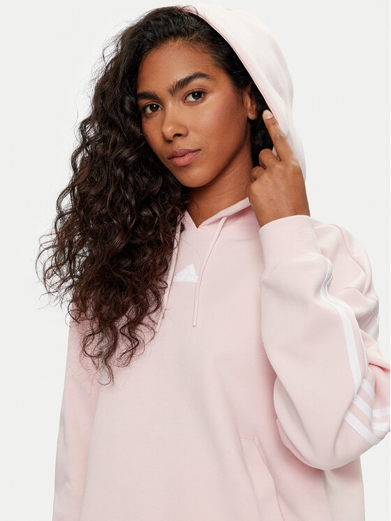 adidas Bluza Future Icons 3-Stripes IW5193 Różowy Loose Fit | Modivo.pl