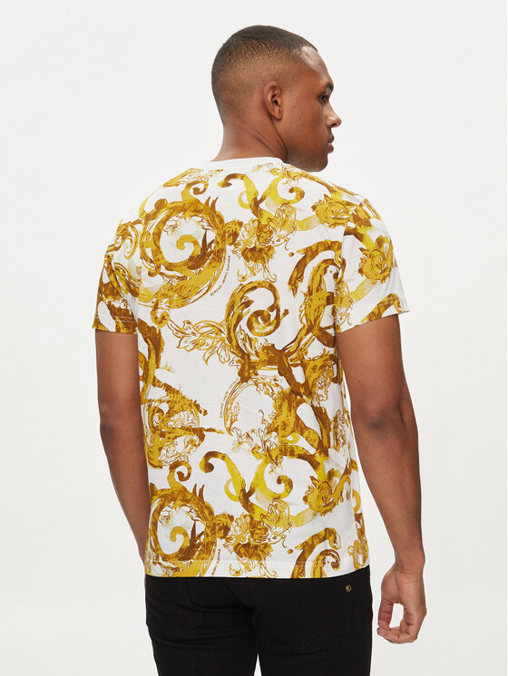 Versace Jeans Couture T-Shirt 76GAH6S0 Λευκό Regular Fit | Modivo.gr