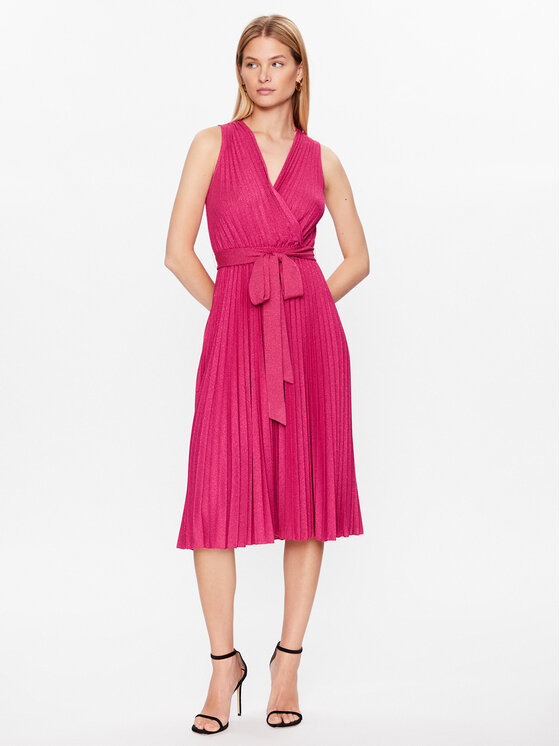 Nissa Rochie cocktail RC14032 Roz Regular Fit | Modivo.ro