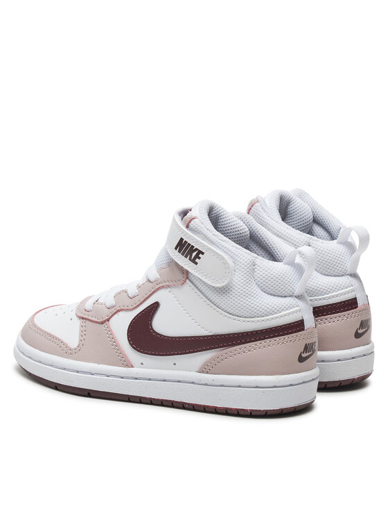 Nike Sneakersy Court Borough Mid 2 (PSV) CD7783 118 Biały | Modivo.pl