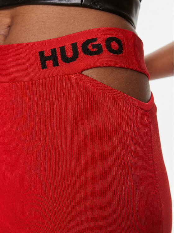 Hugo Мини пола Satchie 50507906 Червен Slim Fit | Modivo.bg
