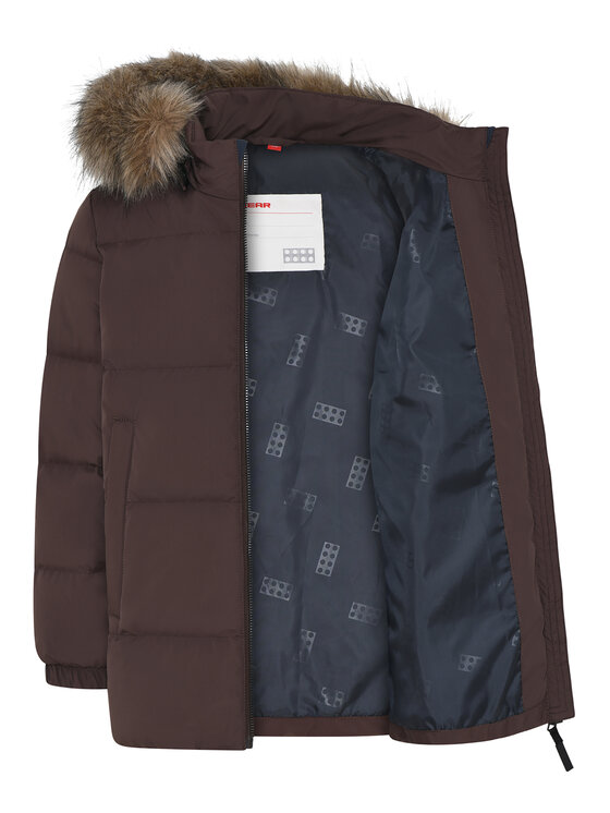 LEGO Geacă din puf Jalapo 11010508 Maro Regular Fit | Modivo.ro